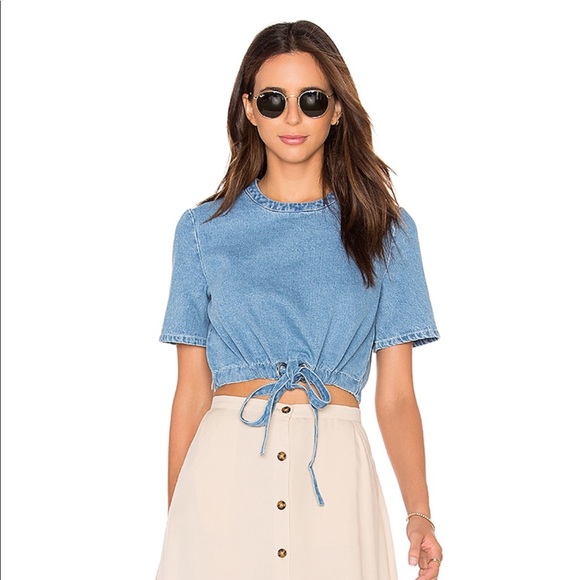 The Fifth Label | Tops | The Fifth Label First Light Top In Denim Wash ...